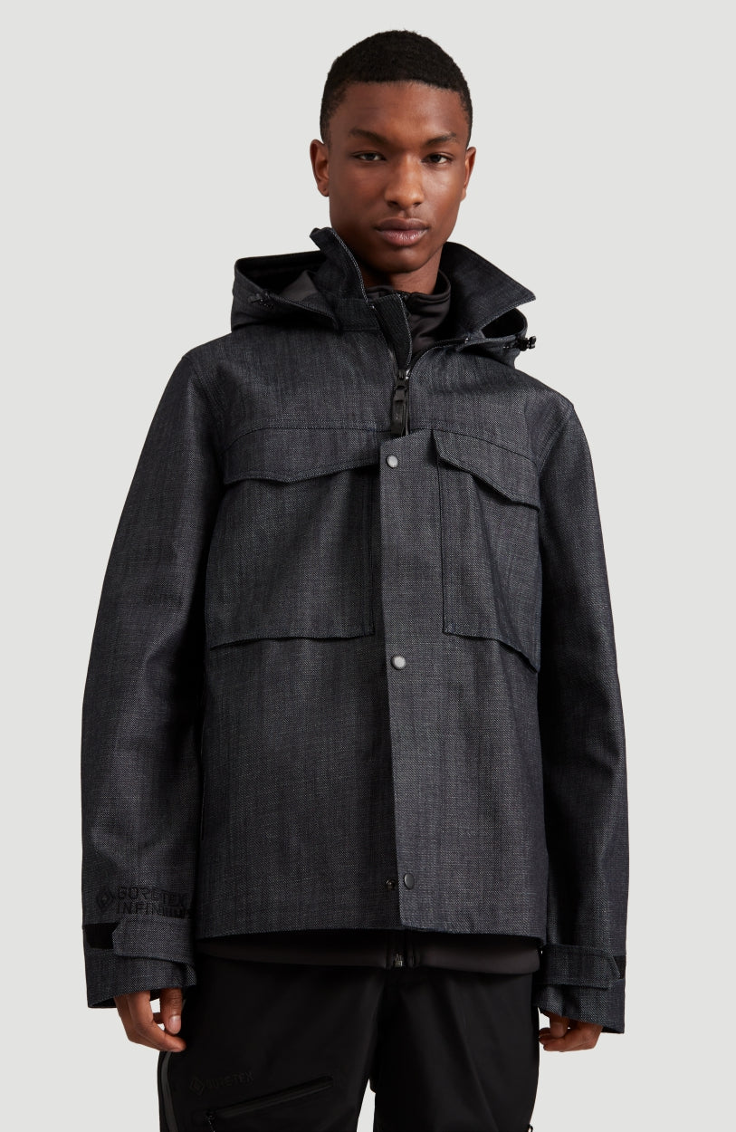 GORE-TEX Denim Kickstart Snow Jacket | Ink Blue -A – O'Neill UK