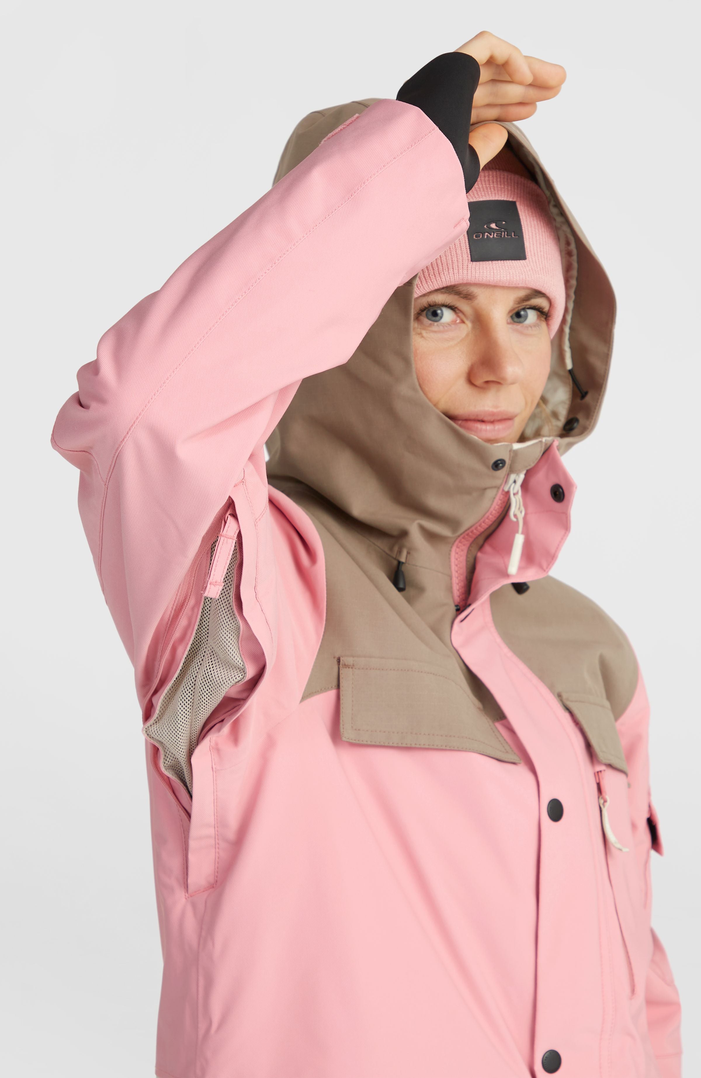 Utility Pro Hybrid Jacket | Genuine Pink Colour Block – O'Neill UK