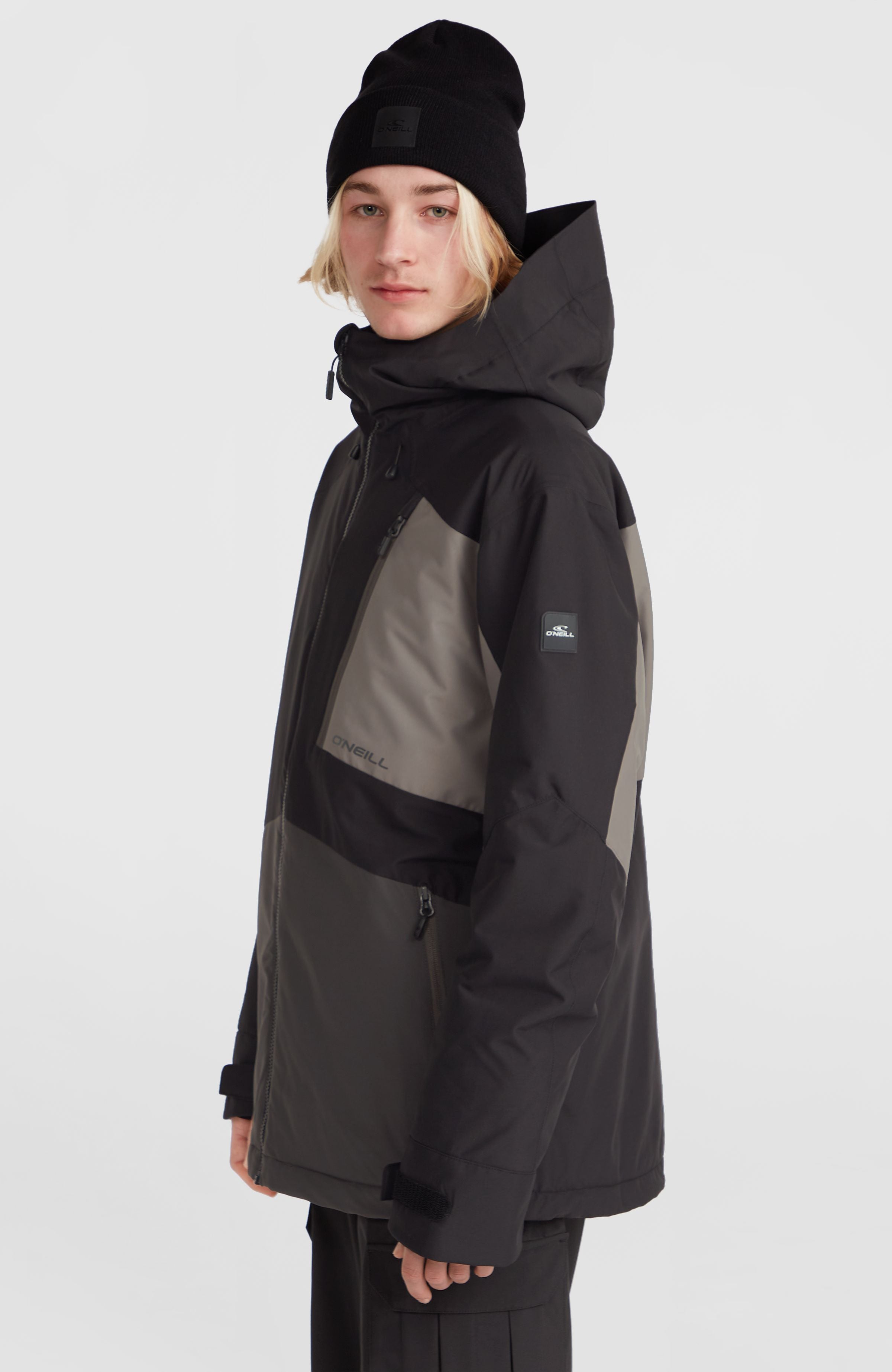 Hammer Block Snow Jacket | Black Out Colour Block – O'Neill UK