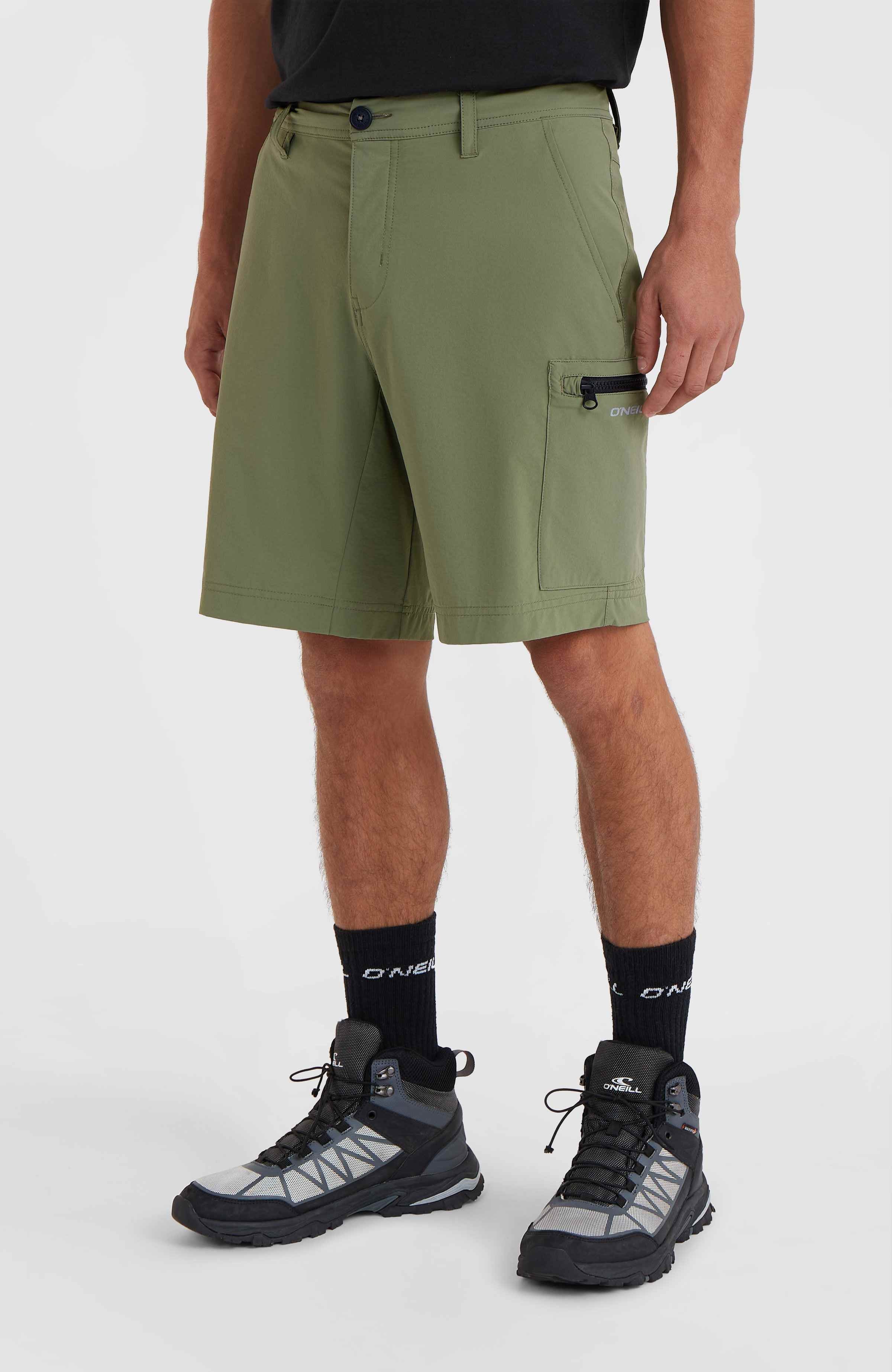 O'Neill TRVLR Series Stretch Shorts | Deep Lichen Green – O'Neill UK