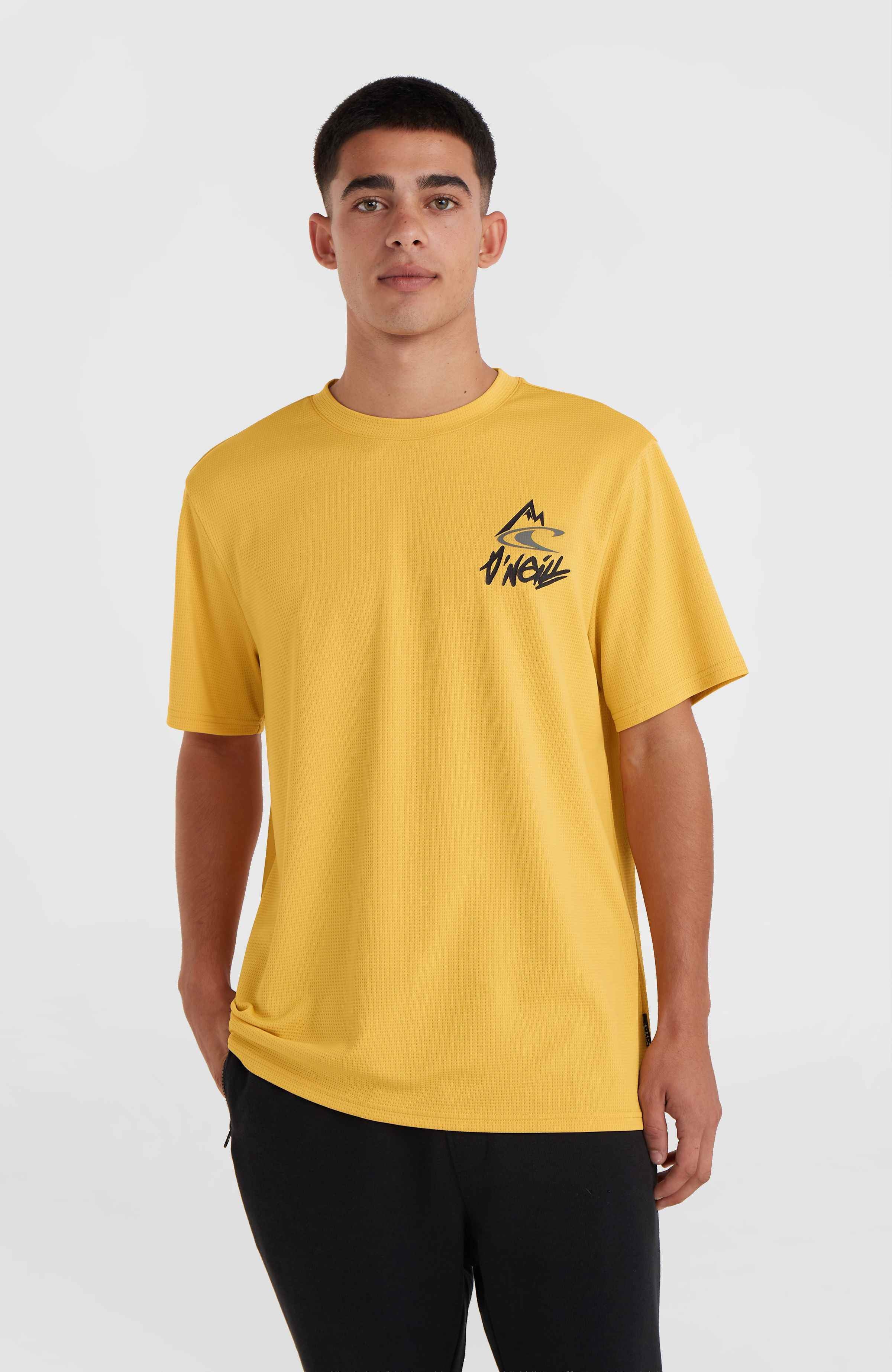 O’Neill Hybrid Logo Polygiene T-Shirt | Golden Haze – O'Neill UK